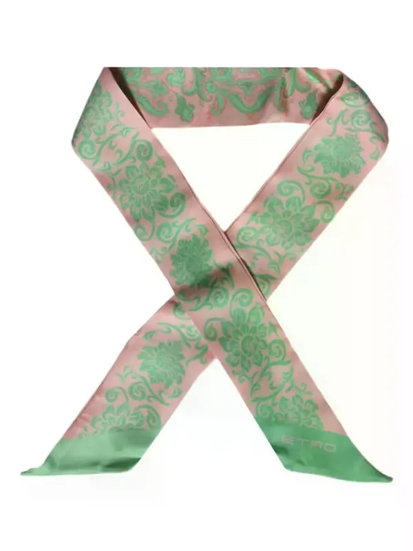 Etro Printed Scarf - Green