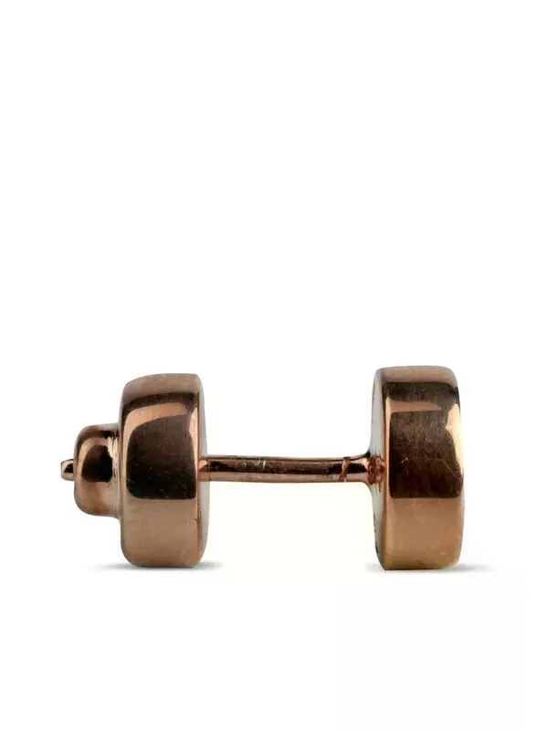 PARTS OF FOUR 18k Rose Gold-plated Sterling Silver Small Stud Earring With Blue Diamond - Pink
