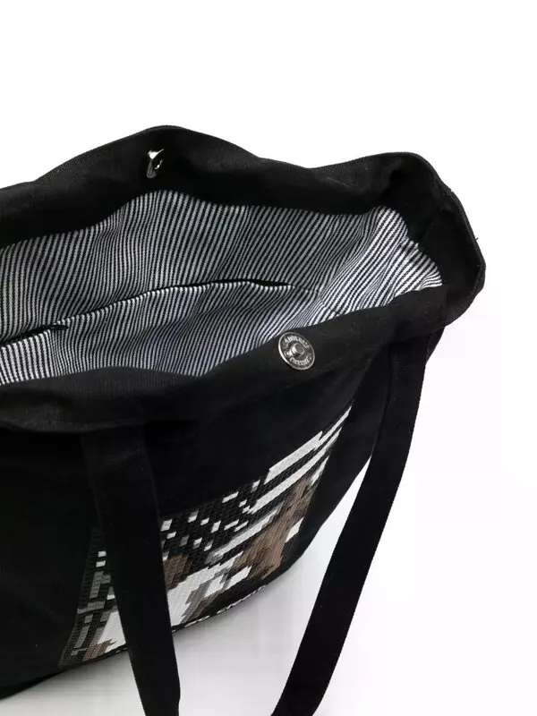 MOSTLY HEARD RARELY SEEN 8-BIT Pixelated Print Tote Bag