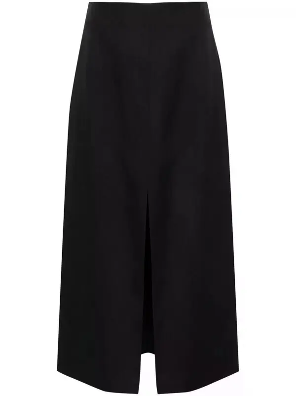 GOLDEN GOOSE A-line Virgin Wool Midi Skirt