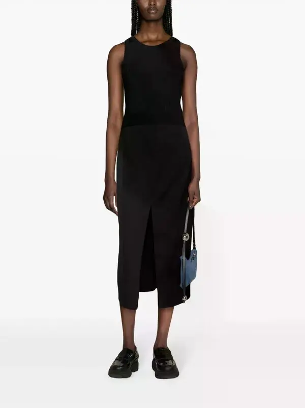 GOLDEN GOOSE A-line Virgin Wool Midi Skirt