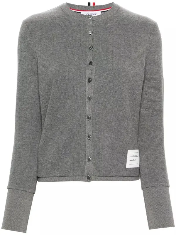 Thom Browne 4-bar Cotton Cardigan