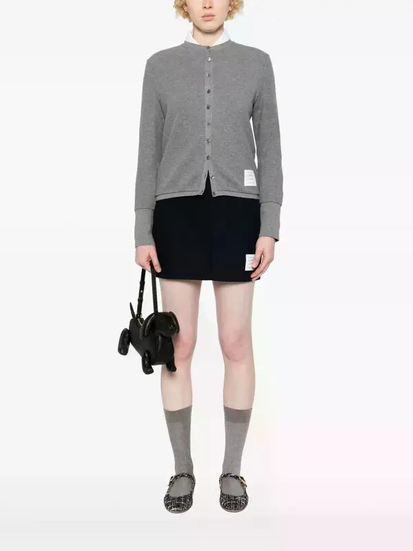 Thom Browne 4-bar Cotton Cardigan