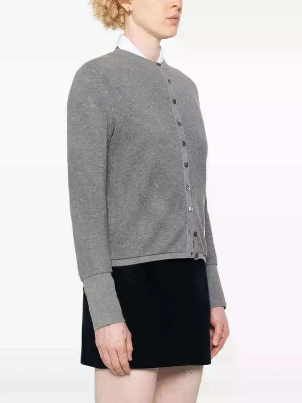Thom Browne 4-bar Cotton Cardigan