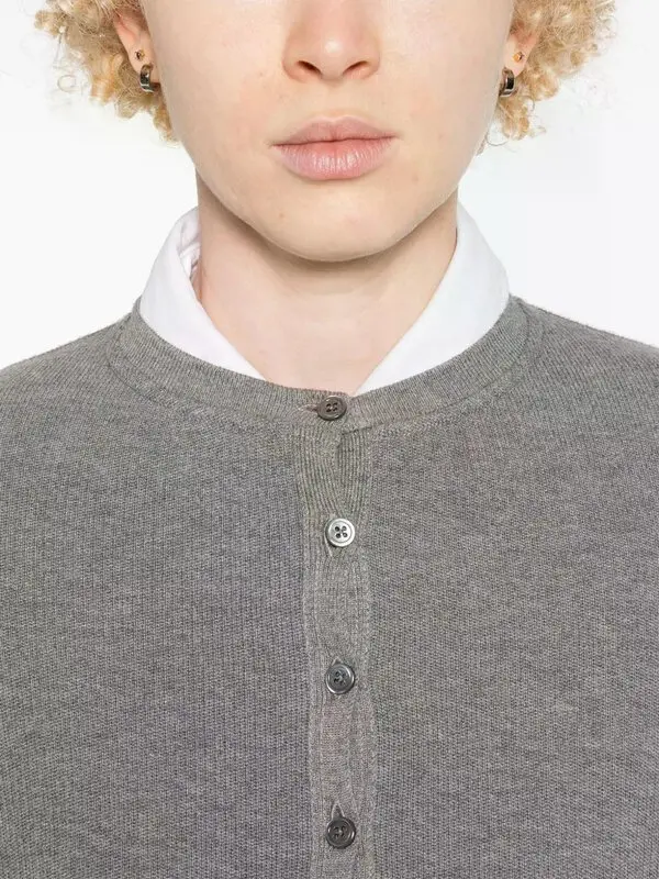 Thom Browne 4-bar Cotton Cardigan