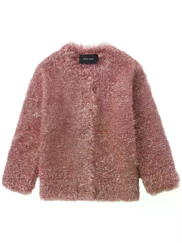 Simone Rocha Tinsel-knit Cardigan
