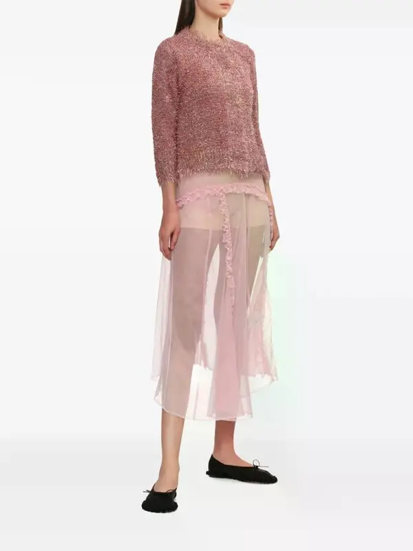 Simone Rocha Tinsel-knit Cardigan