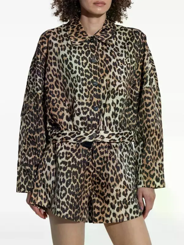 GANNI Leopard-print Jacket