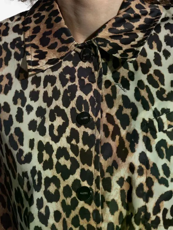 GANNI Leopard-print Jacket