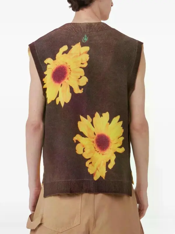 JW Anderson Knitted Printed Vest