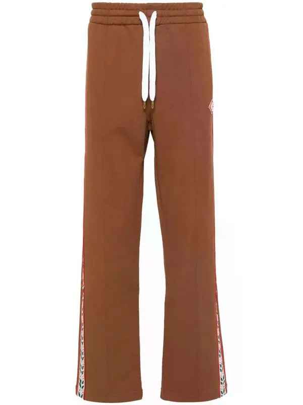 Casablanca Logo-patch Organic Cotton Track Pants