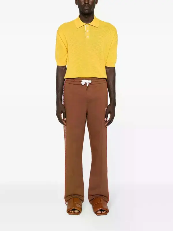 Casablanca Logo-patch Organic Cotton Track Pants