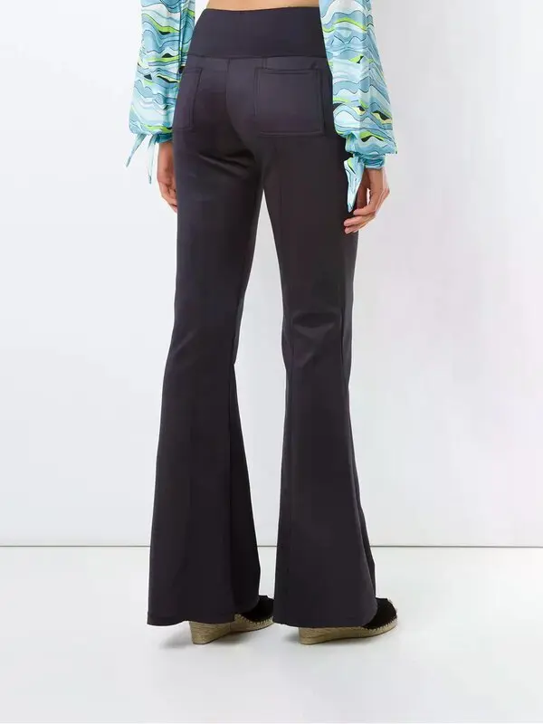AMIR SLAMA Panelled Flared Trousers