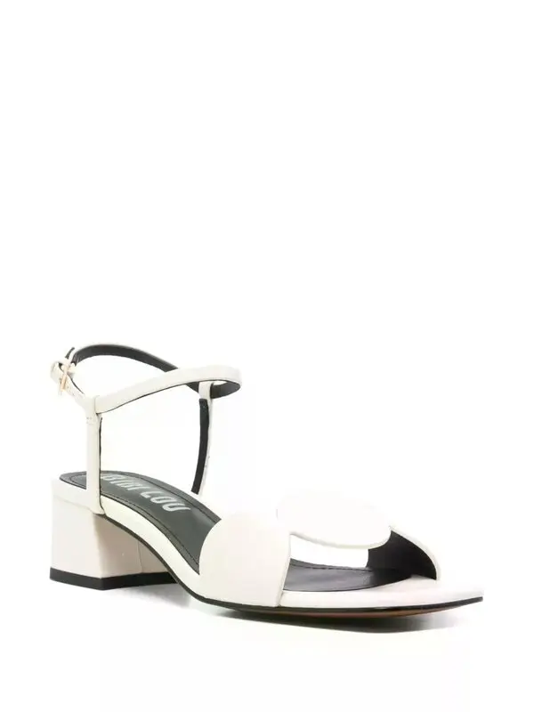 BIBI LOU 45mm Onami Sandals - White