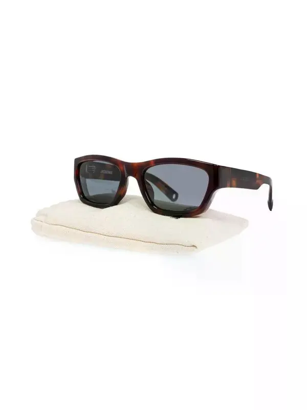 Jacquemus Meridiano D-frame Sunglasses - Brown