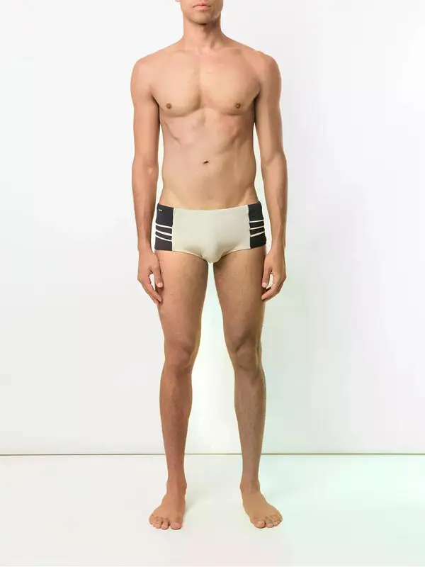 AMIR SLAMA Paneled Swim Trunks