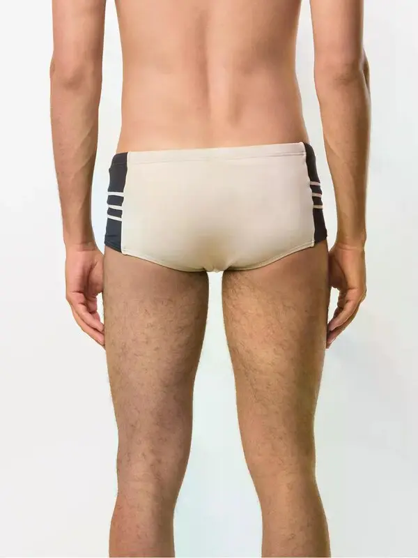 AMIR SLAMA Paneled Swim Trunks