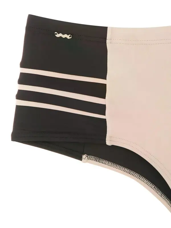 AMIR SLAMA Paneled Swim Trunks