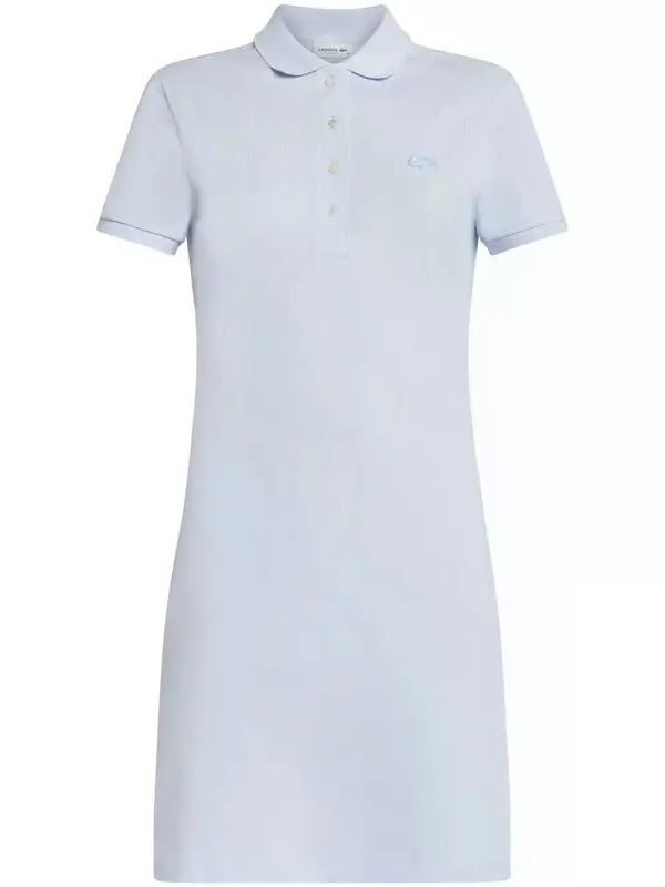 Lacoste Logo-appliqué Cotton Polo Dress