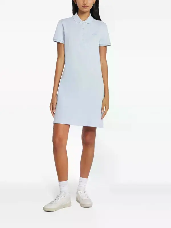 Lacoste Logo-appliqué Cotton Polo Dress