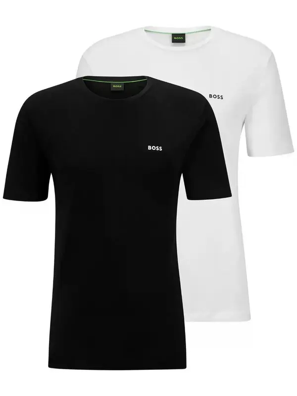 BOSS Logo-print Cotton T-shirts