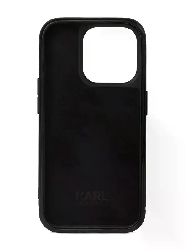 Karl Lagerfeld Rhinestone-embellished Iphone 16 Pro Case