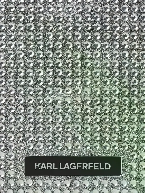 Karl Lagerfeld Rhinestone-embellished Iphone 16 Pro Case