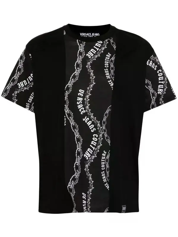 Versace Chain Couture Cotton T-shirt