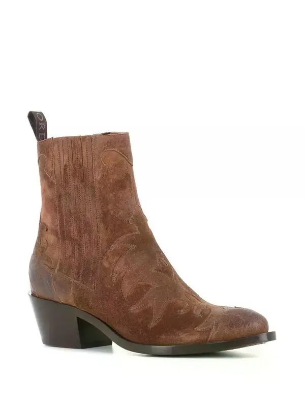 Sartore Suede Cowboy Boots