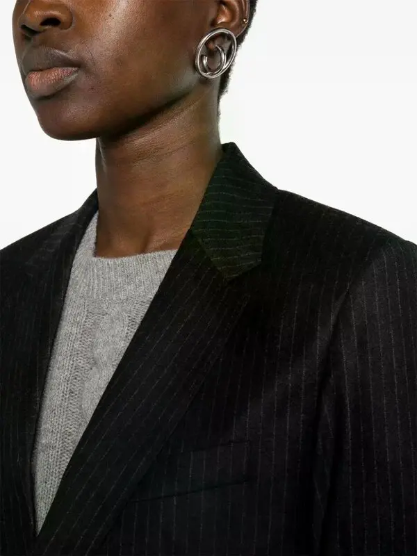 AMI Paris Pinstripe-pattern Wool Blazer