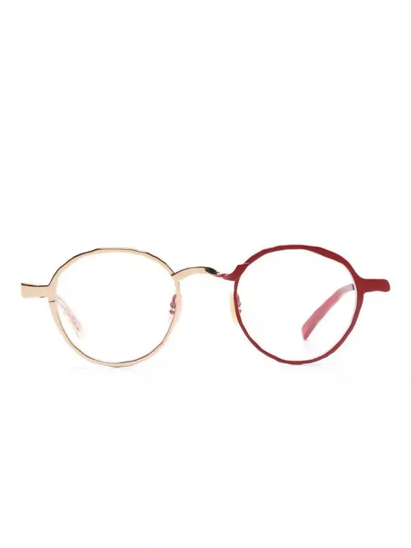 MASAHIROMARUYAMA Mm-0092 Round Frame Glasses - Red