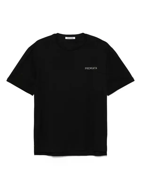 Premiata Contrasting-detail Side-slits T-shirt
