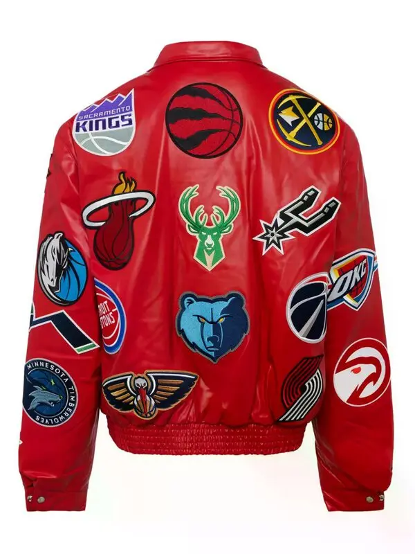 JEFF HAMILTON Nba Collage Jacket - Red