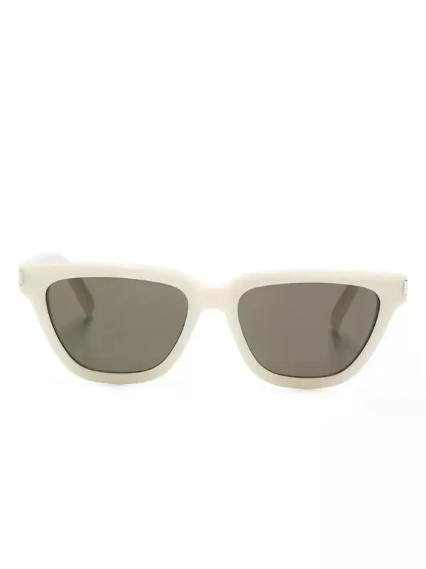 Saint Laurent Sl 462 Sulpice Butterfly-frame Sunglasses - Neutrals