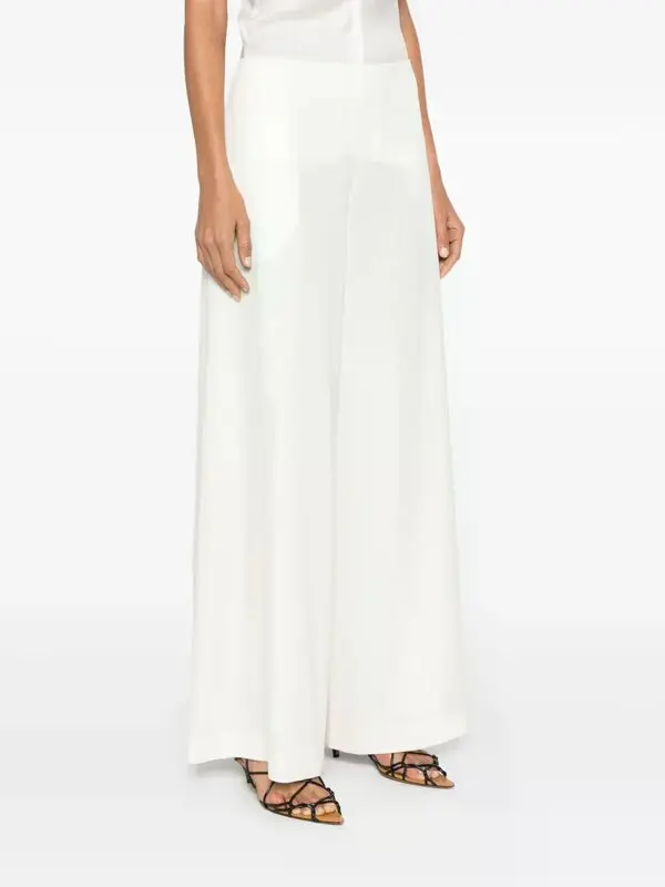 THE ROW Dela Palazzo Trousers - White