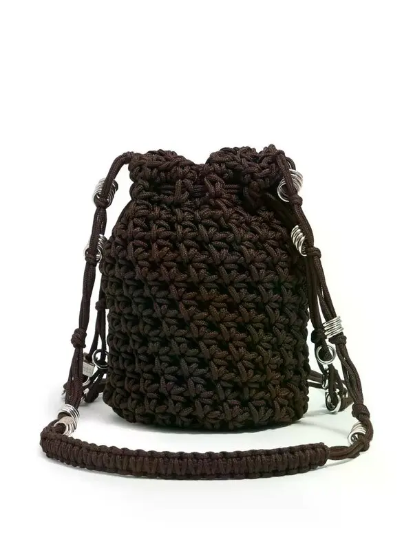 Bimba Y Lola Rope Bucket Bag - Brown