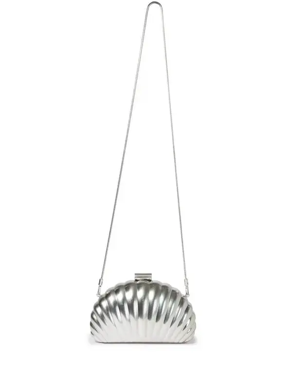 Simkhai Monet Shell-motif Clutch Bag - Silver