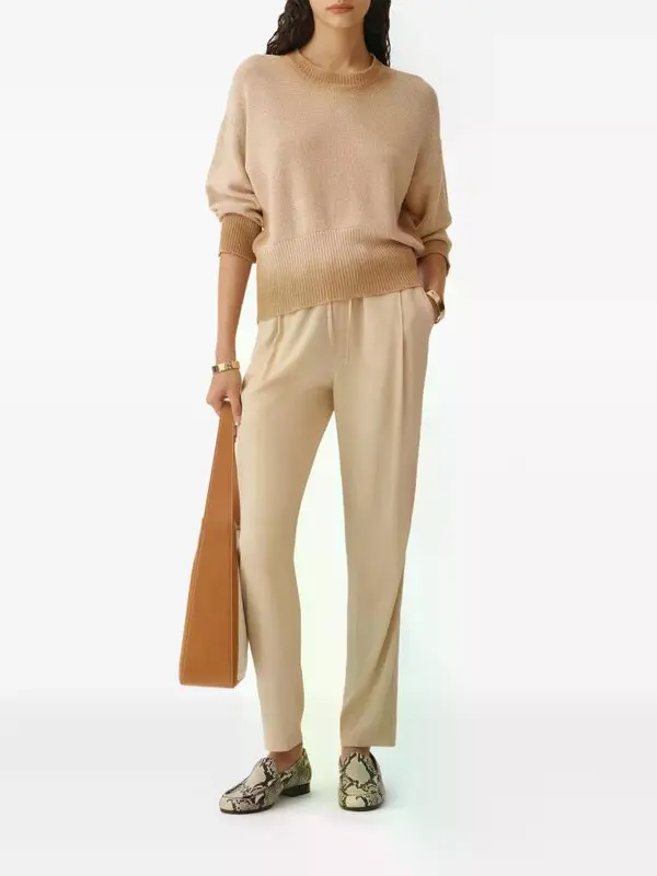 Fabiana Filippi Gradient Sequin Embellished Crew Neck Sweater