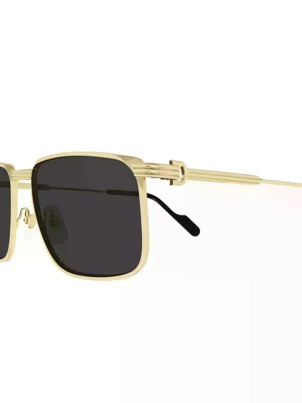 Cartier Square Sunglasses - Gold