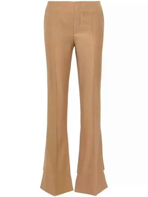 Chloé Pintuck Bootcut Trousers