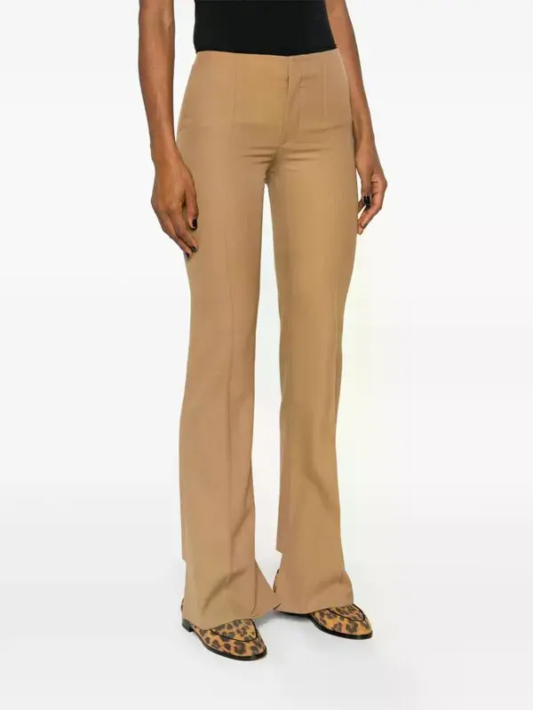 Chloé Pintuck Bootcut Trousers