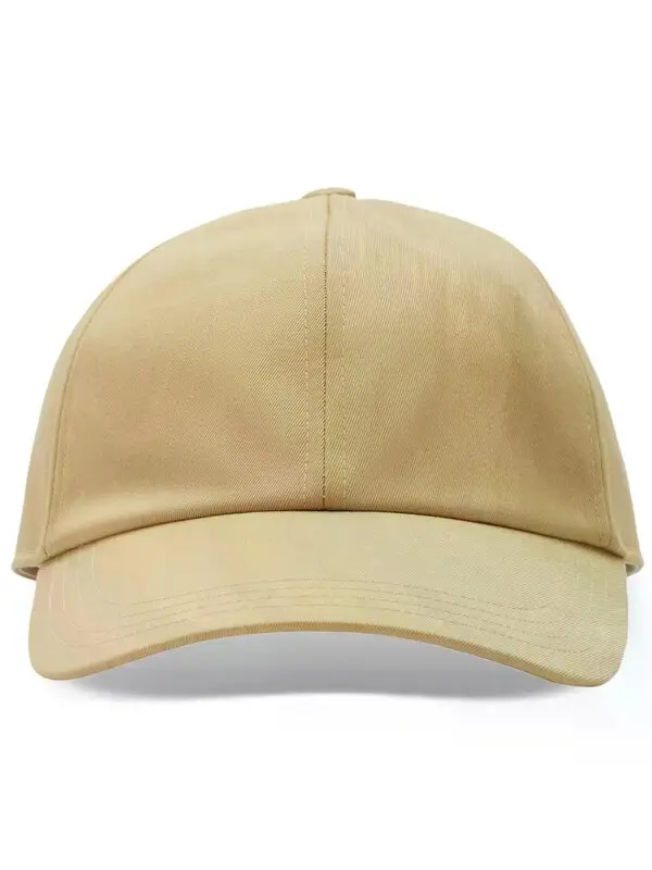 Burberry Curved-peak Cotton Baseball Cap - Neutrals