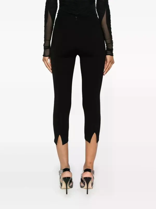 MUGLER Logo Plaque Knee-length Trousers