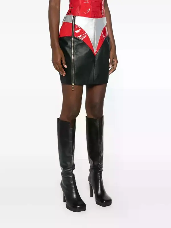 MITILIANE COUTURE Leather Mini Skirt