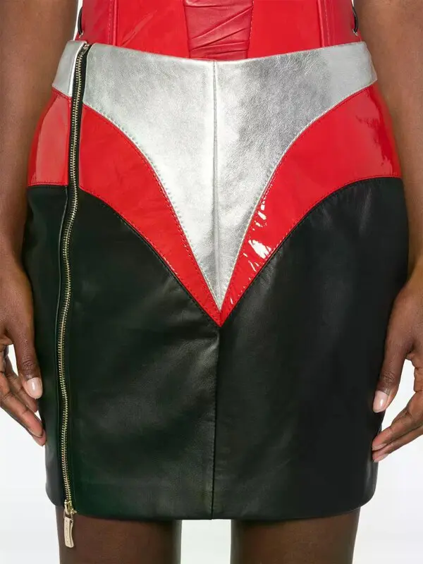 MITILIANE COUTURE Leather Mini Skirt