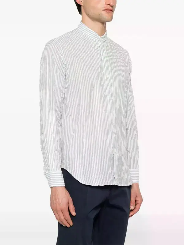 Eleventy Stripped Longsleeved Shirt