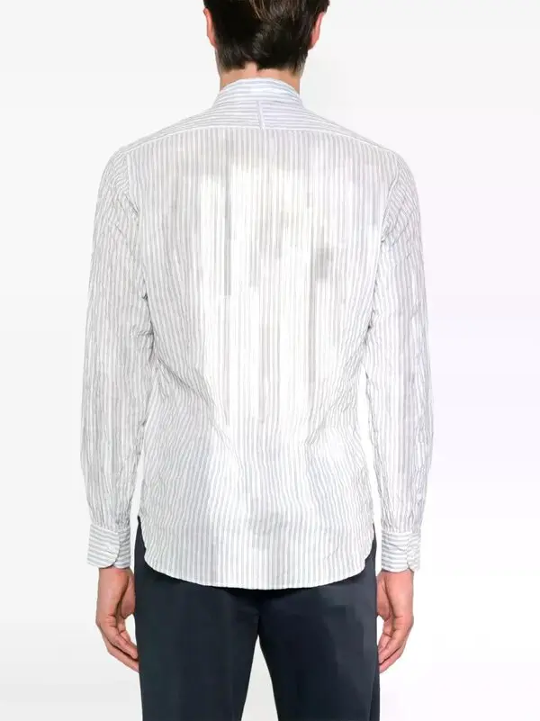 Eleventy Stripped Longsleeved Shirt