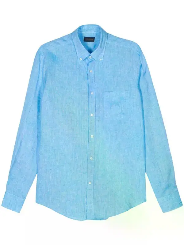 Paul & Shark Linen Shirt - Blue