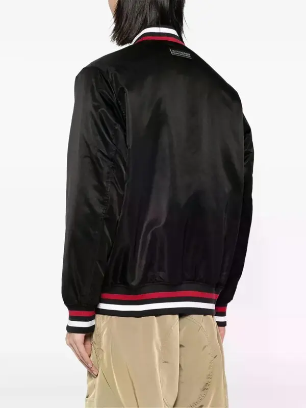 AAPE BY *A BATHING APE Logo-patch Bomber Jacket - Black