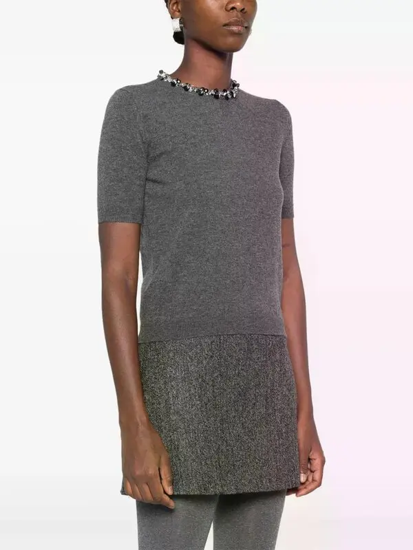 Valentino Garavani Embroidered Wool Sweater